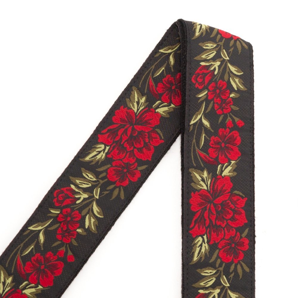CLOUDMUSIC Guitar Strap Jacquard Weave Strap With Leather CLOUDMUSIC Guitar Strap Jacquard Weave Strap With Leather